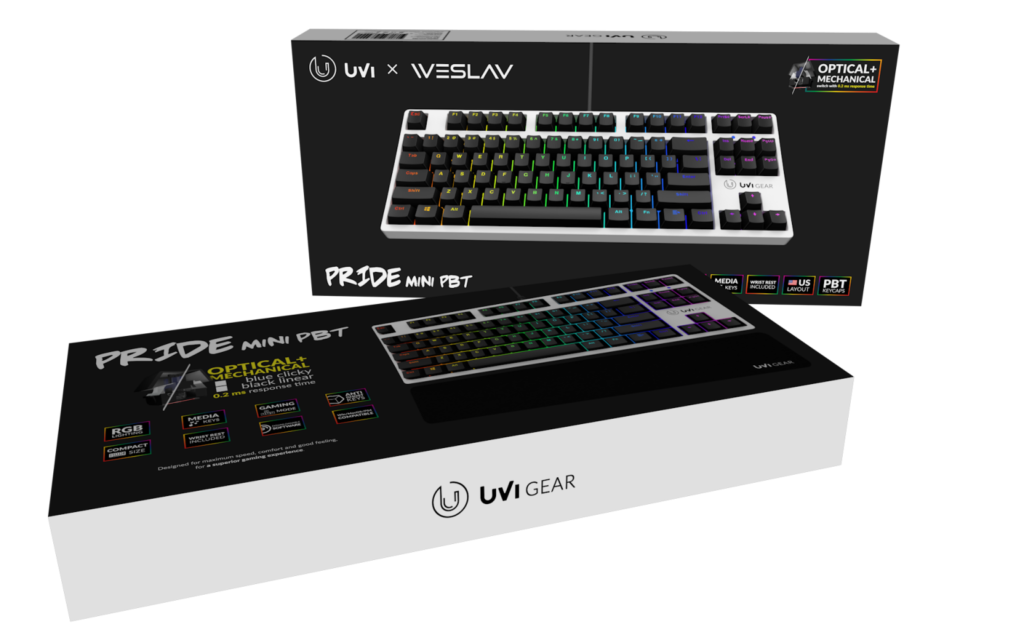 UVI x WESLAV PBT keyboard - Experience true SLAV gaming!