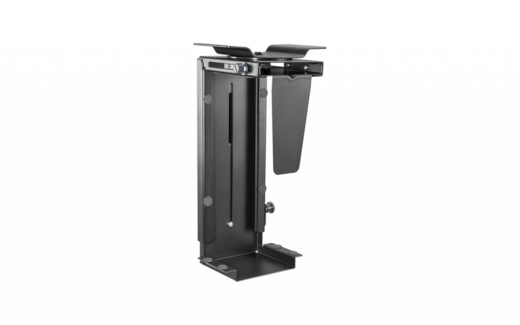 Adjustable PC mount with 360° swivel - Keep your PC off the ground!